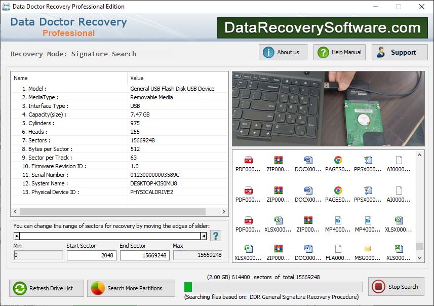 Highly Scalable - Professional Data Recovery Software from DDR